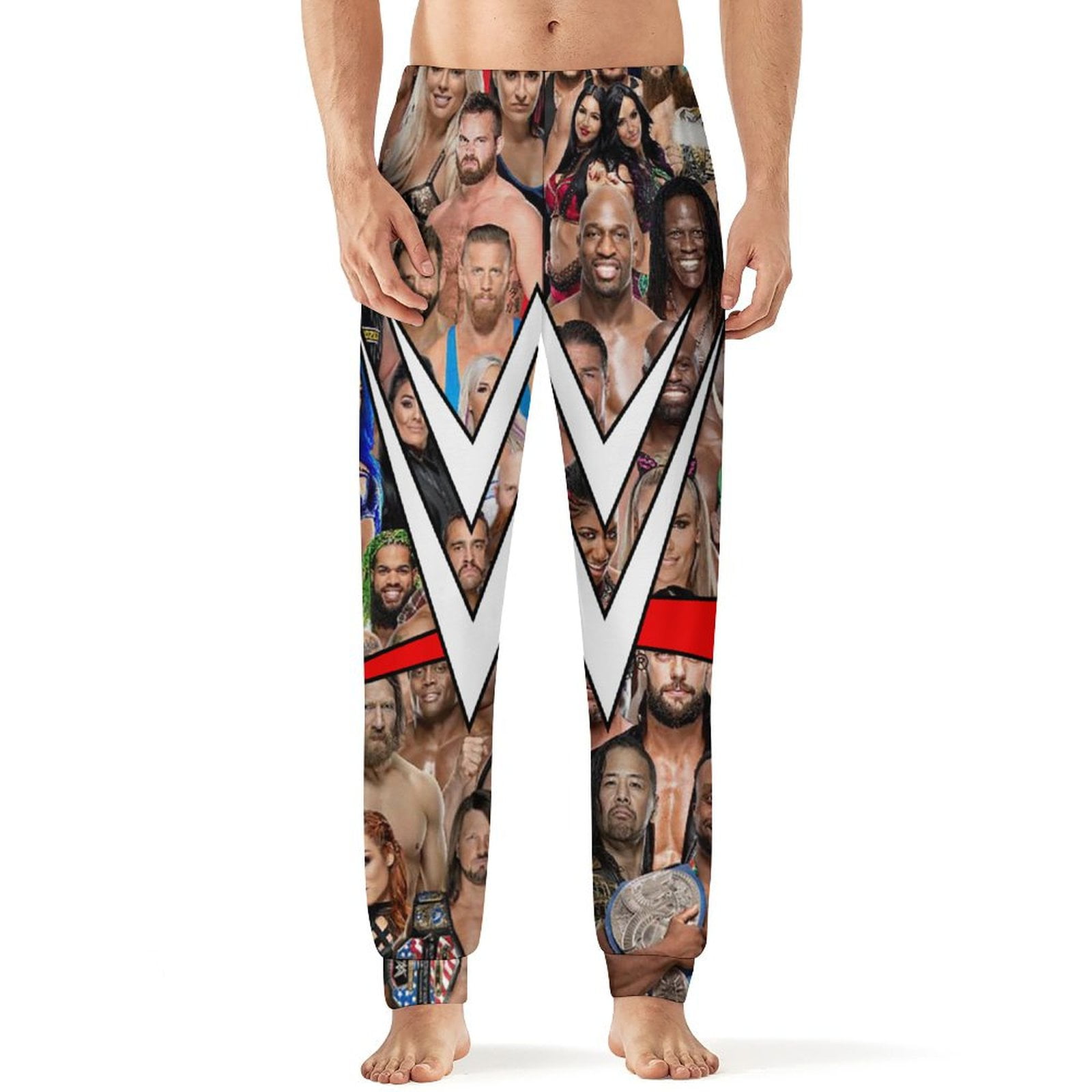 WWE Men's Pajama Pants Soft Sleepwear Loung Pants for Men Pj Bottoms ...