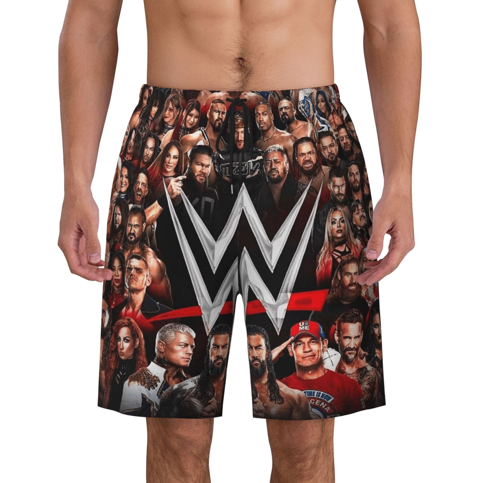 WWE Men's Swim Trunks Quick Dry Board Shorts Bathing Suit Swimsuits ...