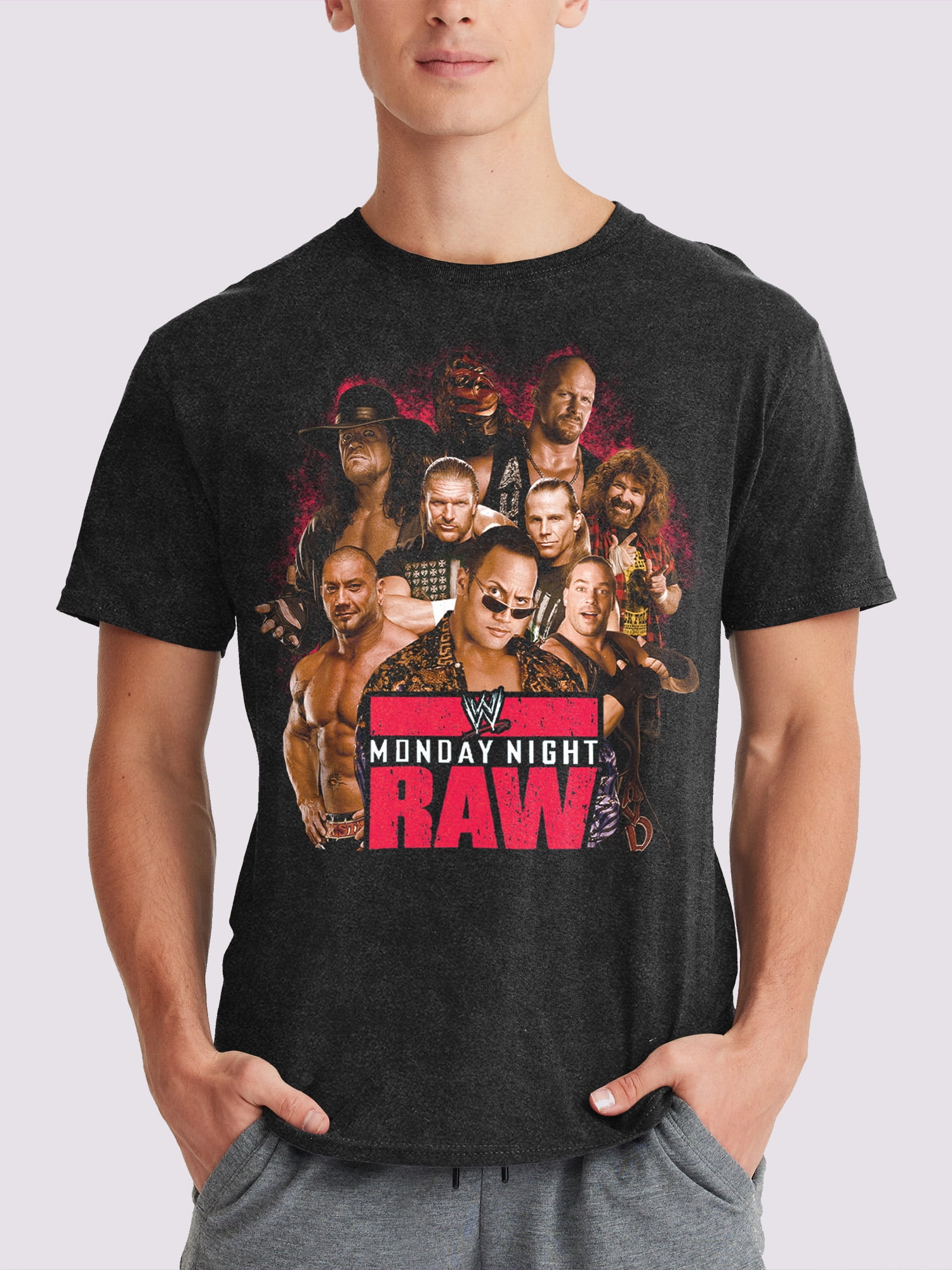 WWE Men's and Big Men's Monday Night Raw Legends Graphic Tee, Sizes S-3XL - Walmart.com