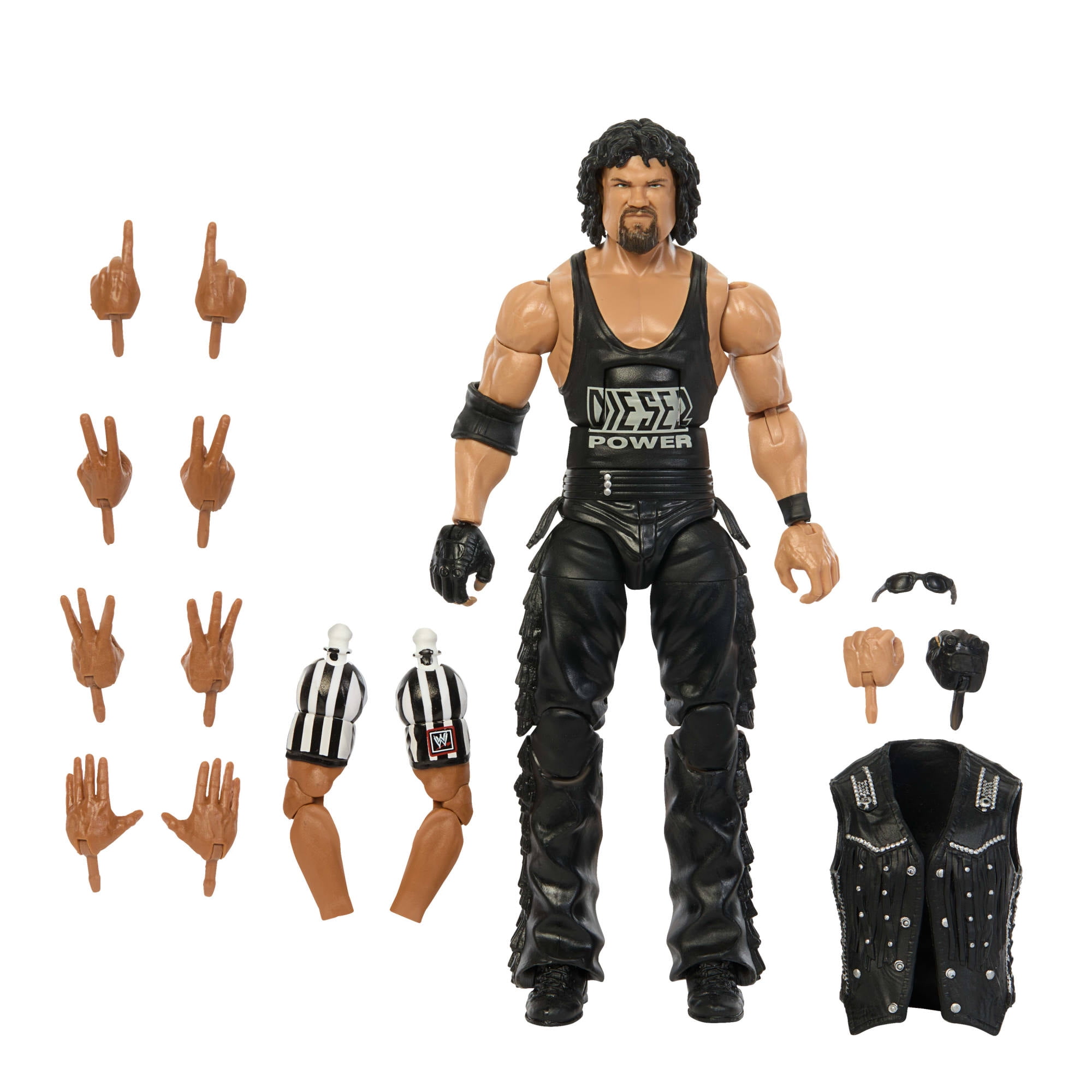 WWE Diesel Action Figure, Elite Collection, Deluxe Articulation, TrueFX - Walmart.com