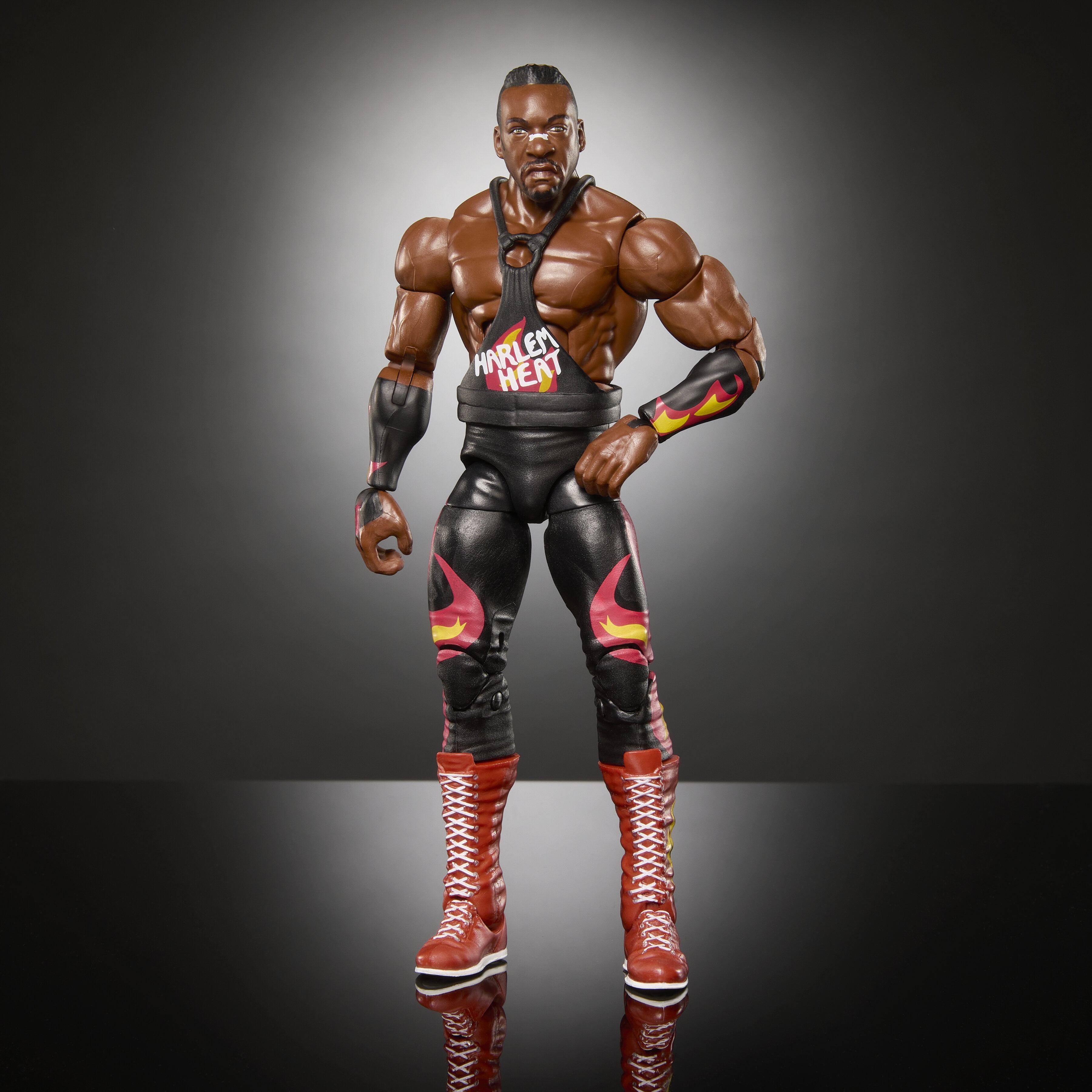 WWE Monday Night War Elite Collection Booker T Action Figure with Accessories, Build-a-Figure ...