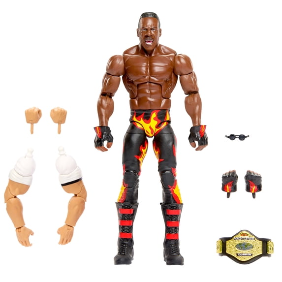 WWE Monday Night War Elite Collection Booker T Action Figure with ...