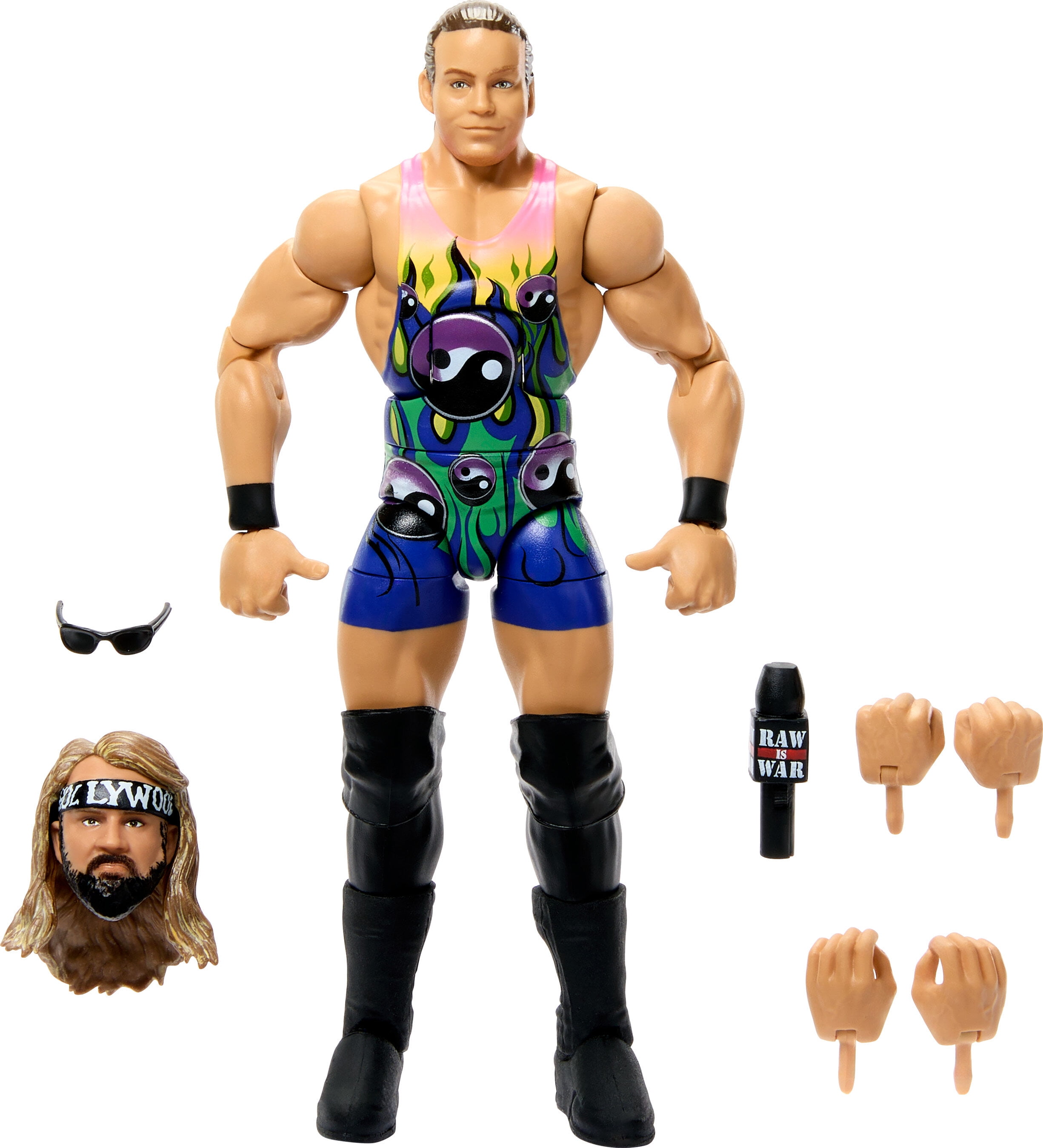 WWE Monday Night War Elite Collection Rob Van Dam Action Figure with ...