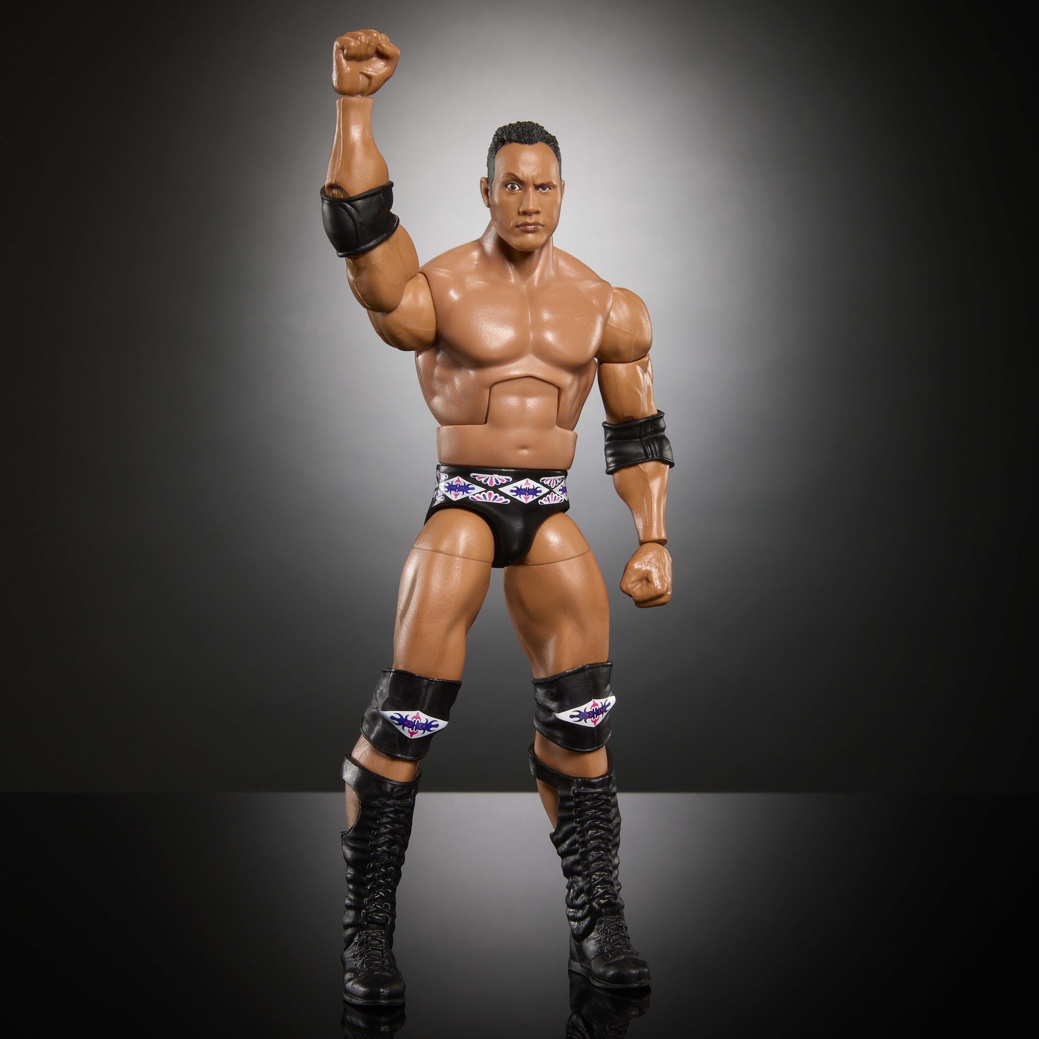 WWE Monday Night War Elite Collection The Rock Action Figure with ...