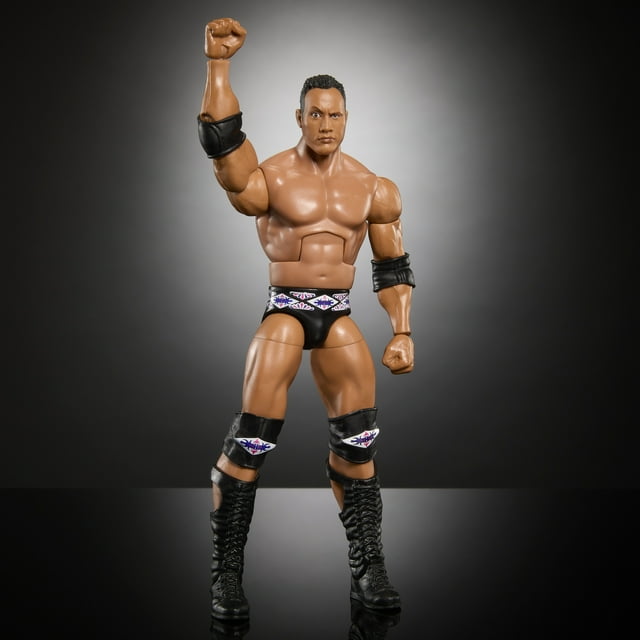 WWE Monday Night War Elite Collection The Rock Action Figure with ...