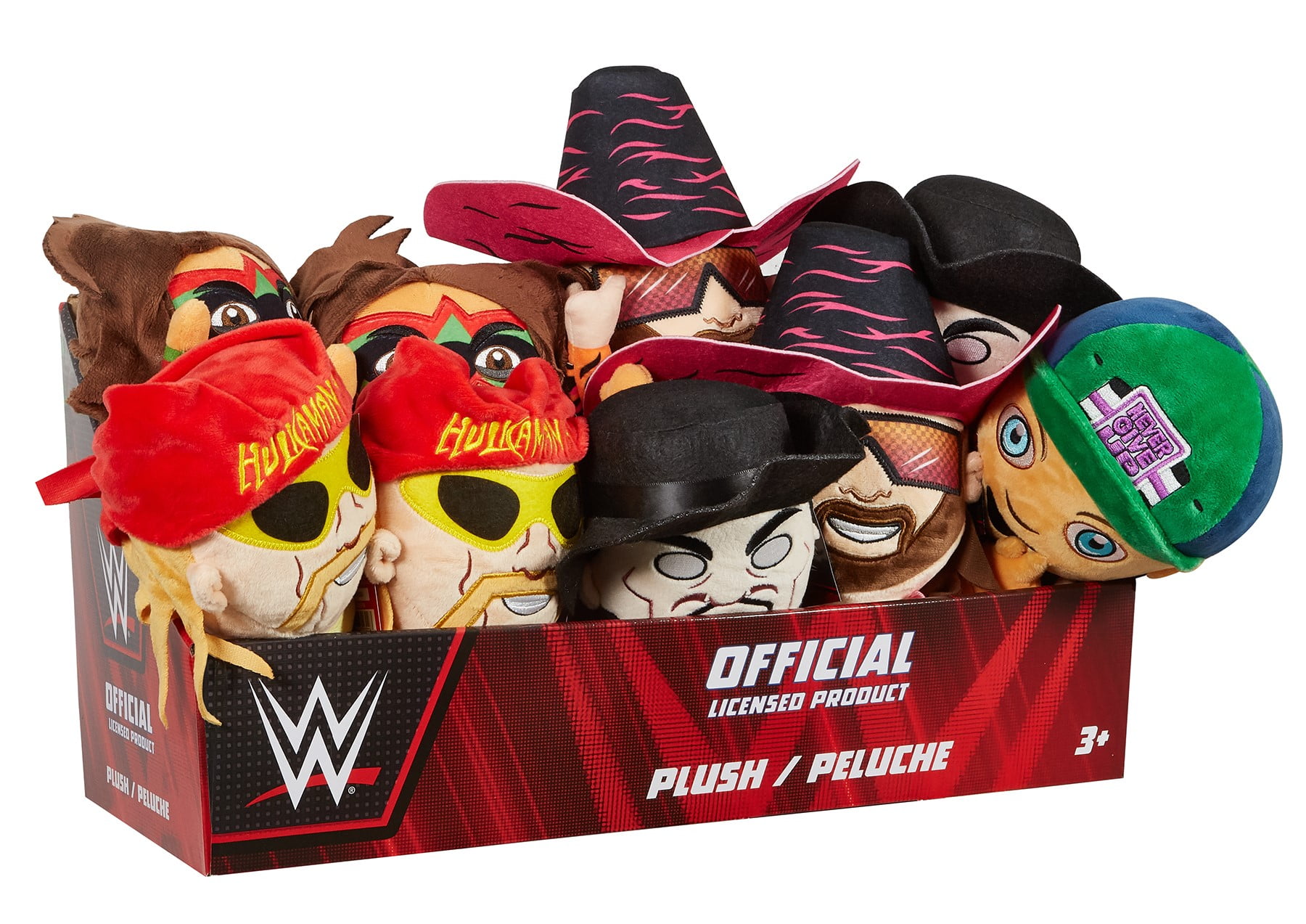WWE Official 9" Plush Figure Assortment, 5 Characters - Selections May ...