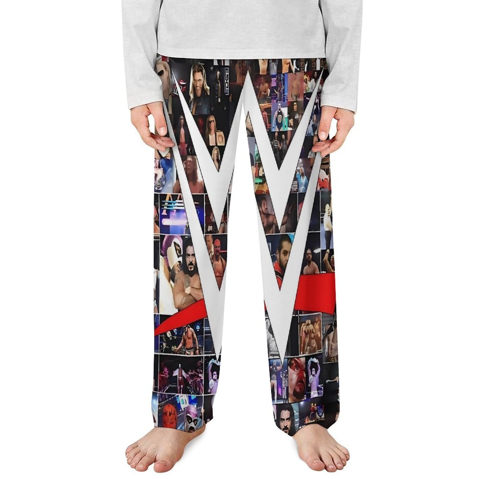 WWE Pajama Pants for Kids Long Sleep Plaid Pants Soft Lounge Pj Bottoms ...