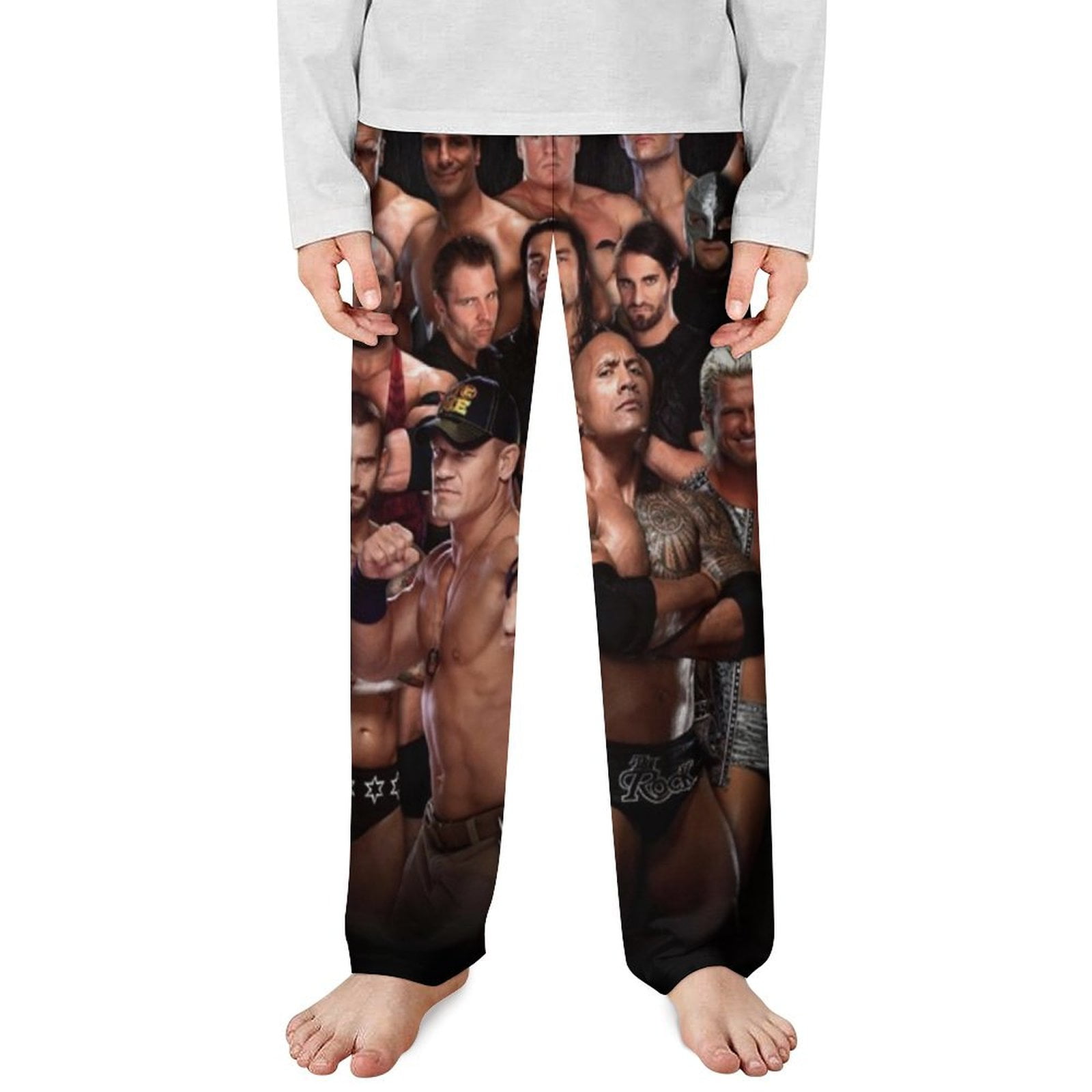 WWE Pajama Pants for Kids Long Sleep Plaid Pants Soft Lounge Pj Bottoms ...