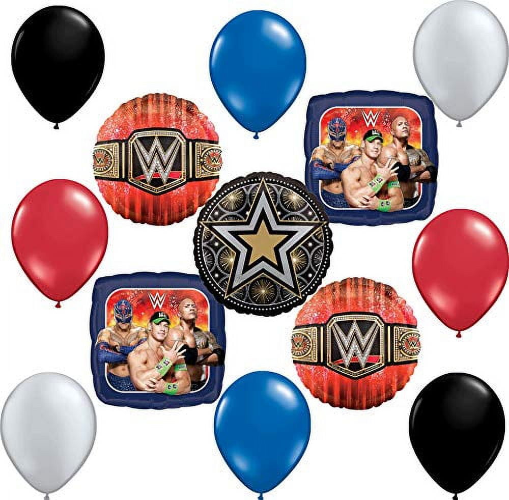WWE Party Supplies 13 pc Balloon Bouquet Decoration - Walmart.com