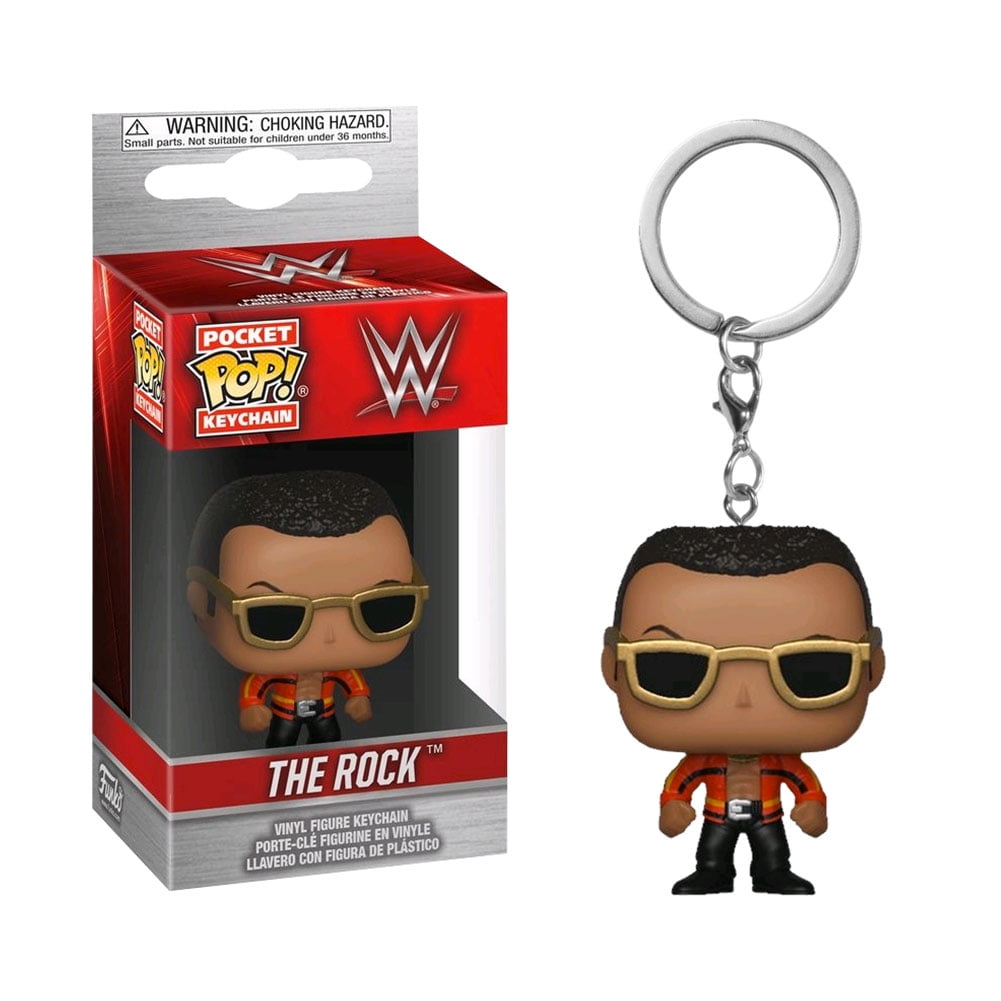 WWE Pocket Pop! Keychain The Rock - Walmart.com
