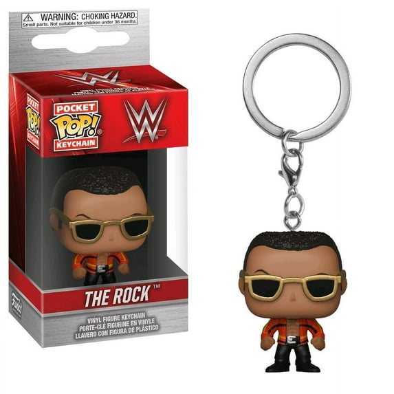 WWE Pocket Pop! Keychain The Rock - Walmart.com