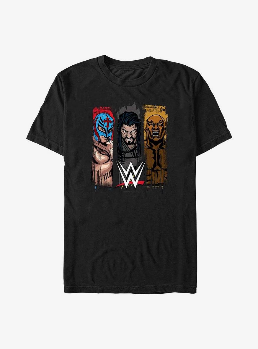 WWE Rey Mysterio, Roman Reigns & Bobby Lashley T-Shirt, Workout T-shirt ...