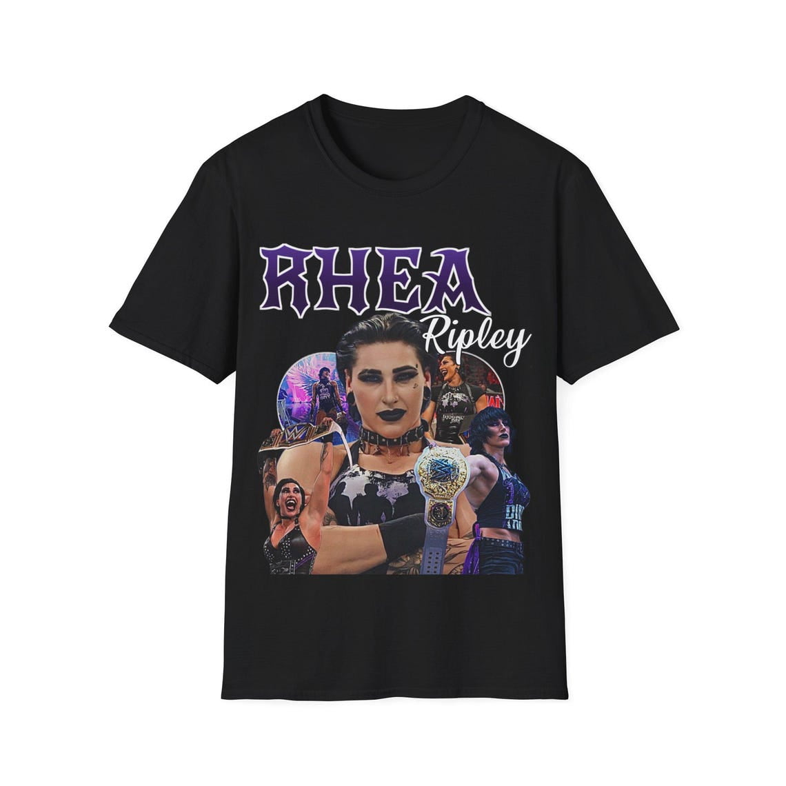 WWE Rhea Ripley 90s Vintage Bootleg T-Shirt,Black Color,Size L ...