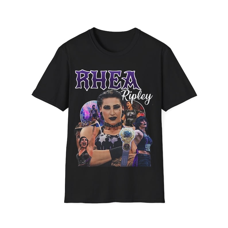 WWE Rhea Ripley 90s Vintage T-Shirt - Walmart.com