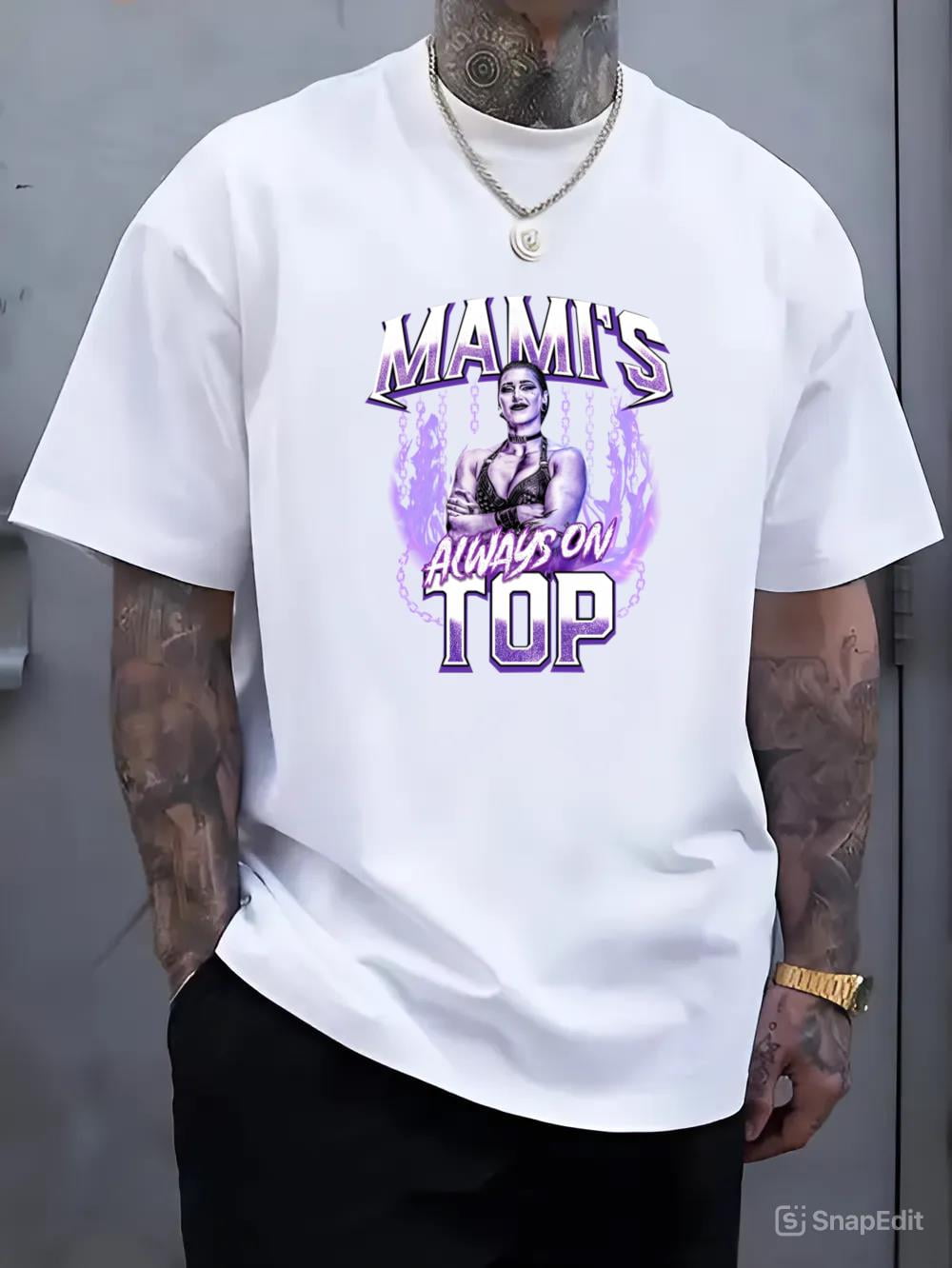 WWE Rhea Ripley Mamis Always On Top T Shirt Judgment Day Dom Mysterio Wrestling V1130746, for ...