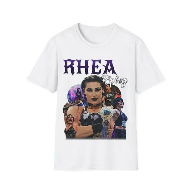 WWE Rhea Ripley T-Shirt | 90s Vintage Wrestling Graphic Tee | Unisex ...