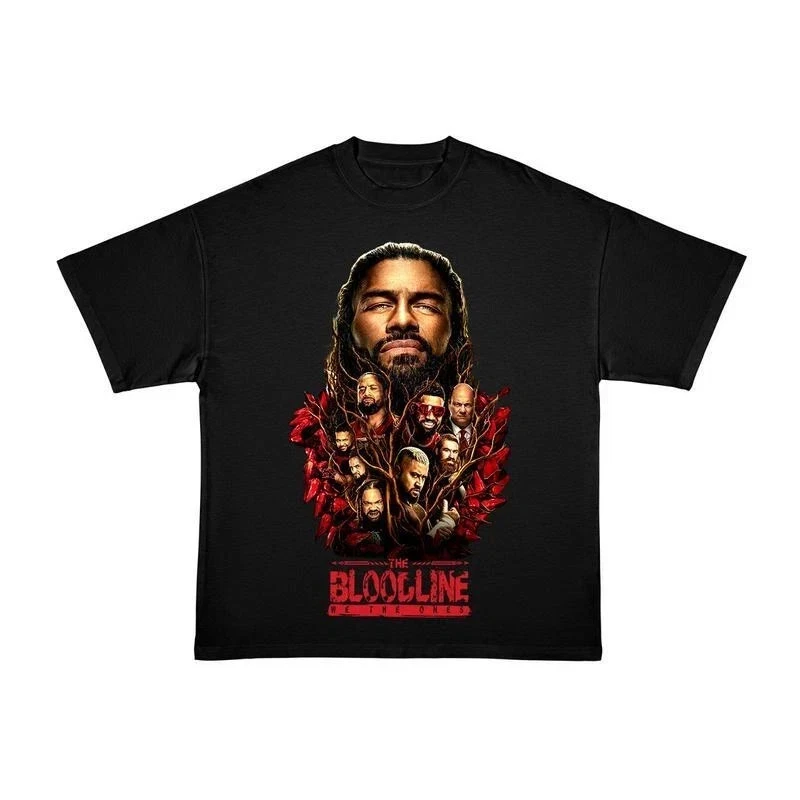 WWE Roman Reigns Black T-Shirt, The Bloodline Wwe Shirt - Walmart.com