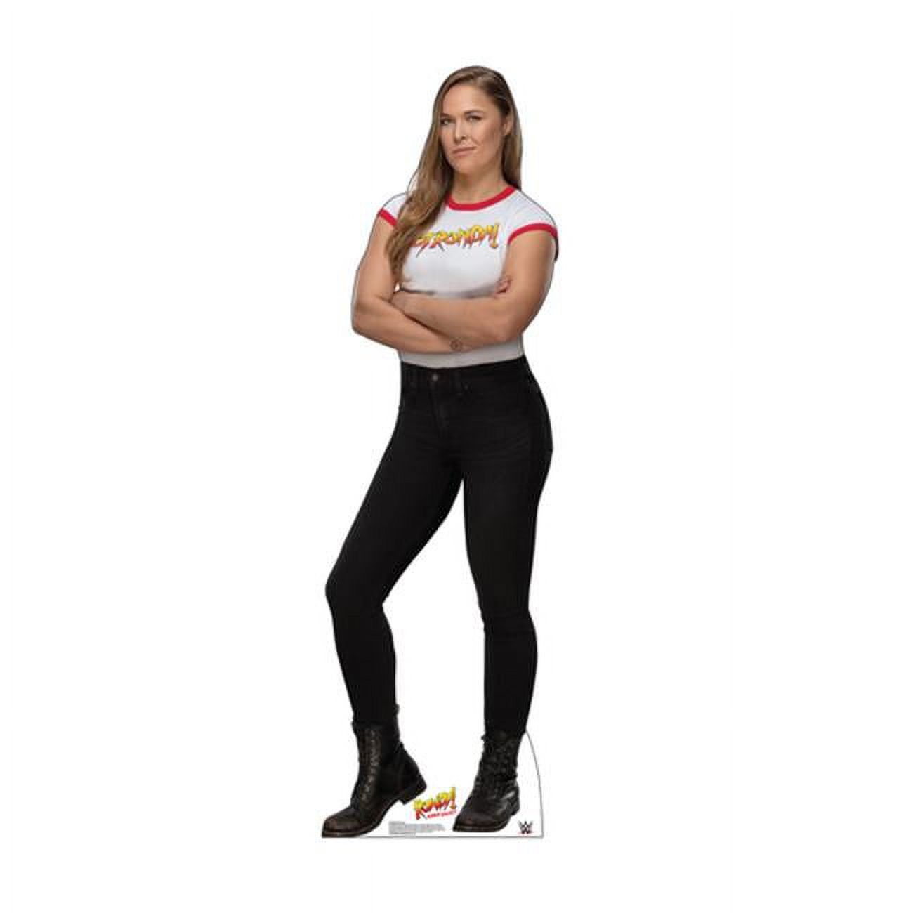 WWE Ronda Rousey Cardboard Cutout, 67 x 20 in. - Walmart.com
