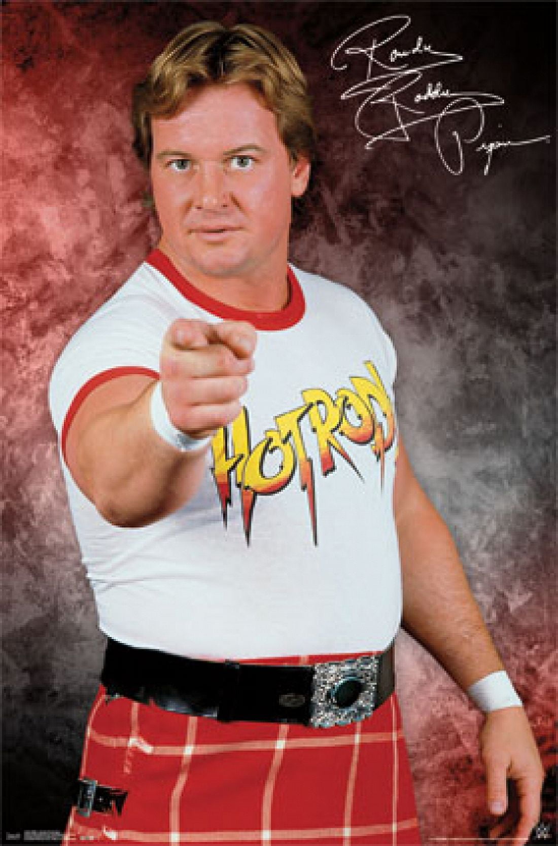 WWE - Rowdy Roddy Piper Laminated Poster Print (22 x 34) - Walmart.com