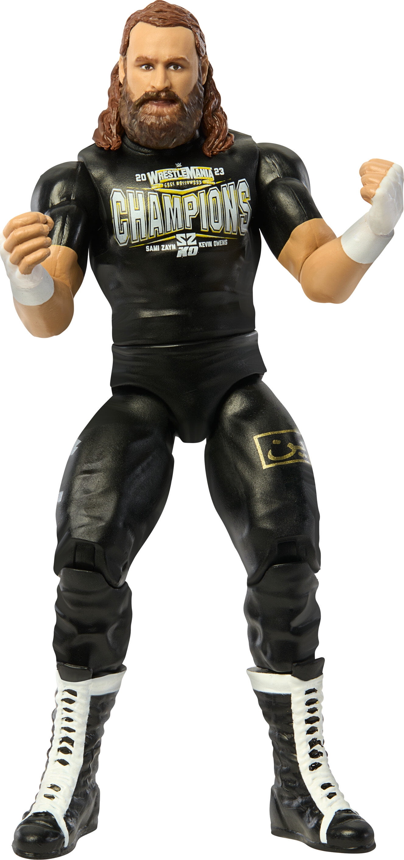 WWE Sami Zayn Action Figure, 6-inch Collectible Superstar with ...