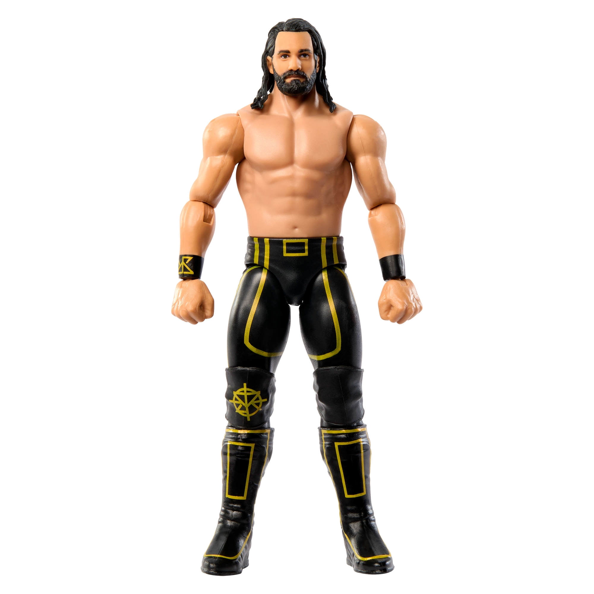 WWE Seth Rollins Action Figure, Main Event Series #152 6-inch Collectible Superstar with ...