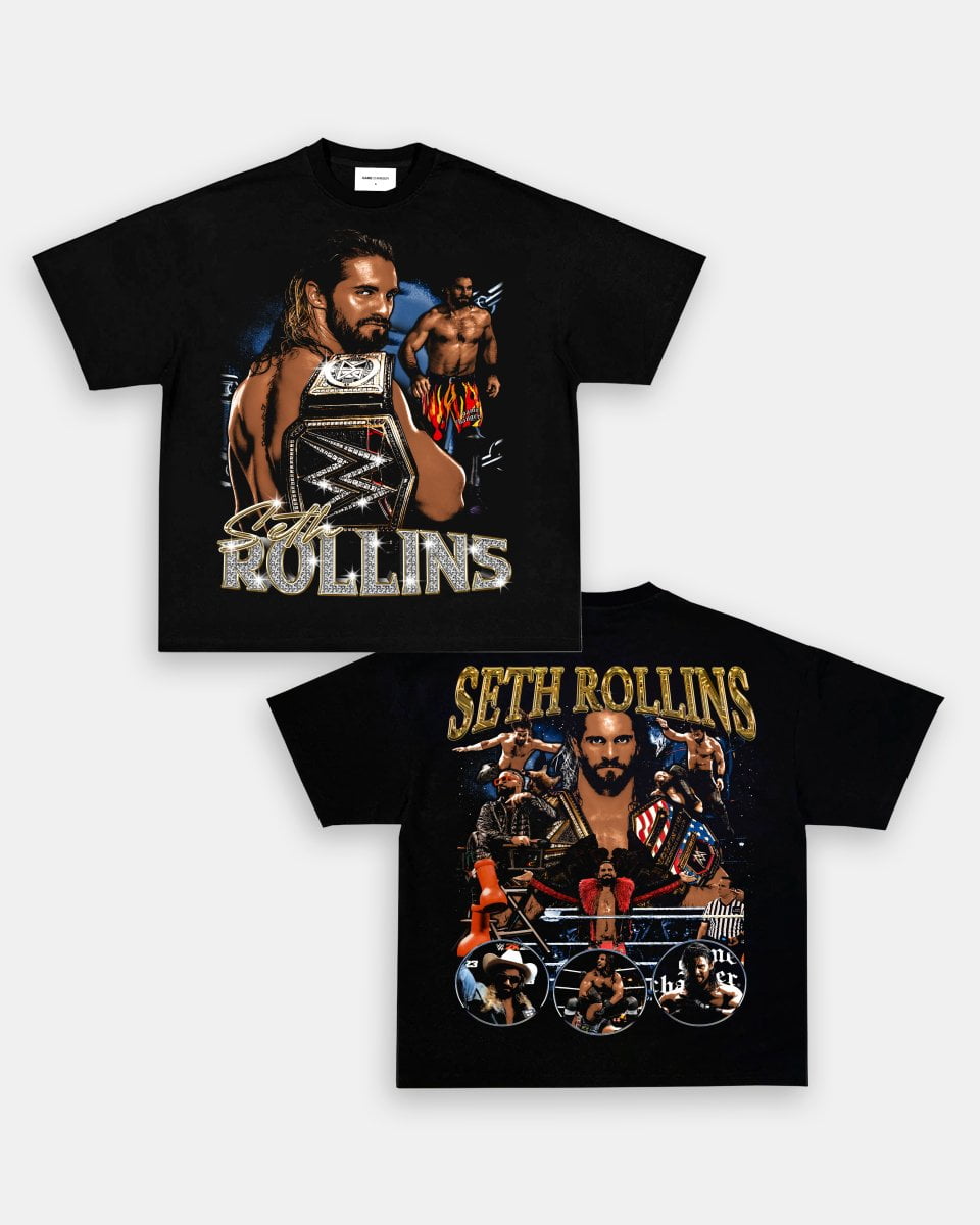 WWE Seth Rollins T-Shirt, For WWE Shirt,Black Color,Size M - Walmart.com