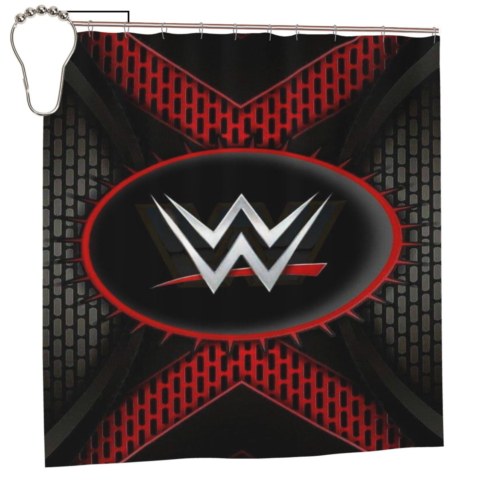 WWE Shower Curtain Waterproof Cartoon Anime Shower Curtains for ...