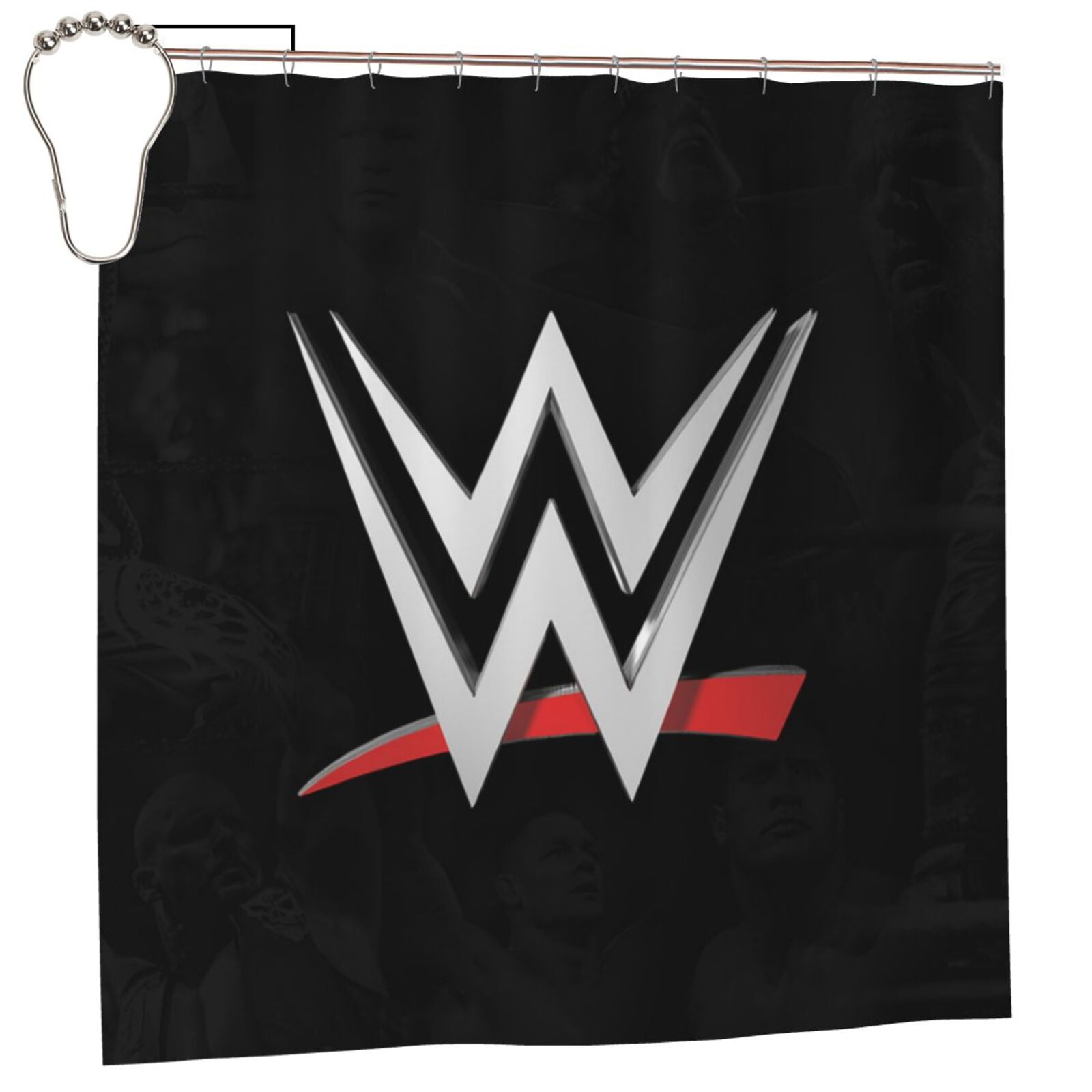 WWE Shower Curtains for Bathroom, Kids Shower Curtain Sets Waterproof ...