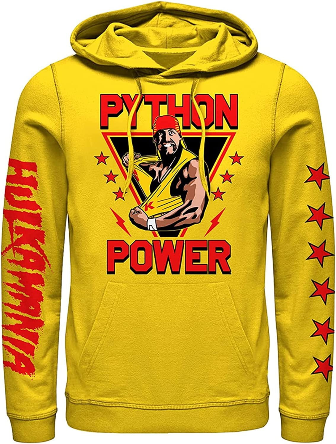 WWE Superstar Hulk Hogan Hoodie - Hulkamania - Mens World Wrestling ...