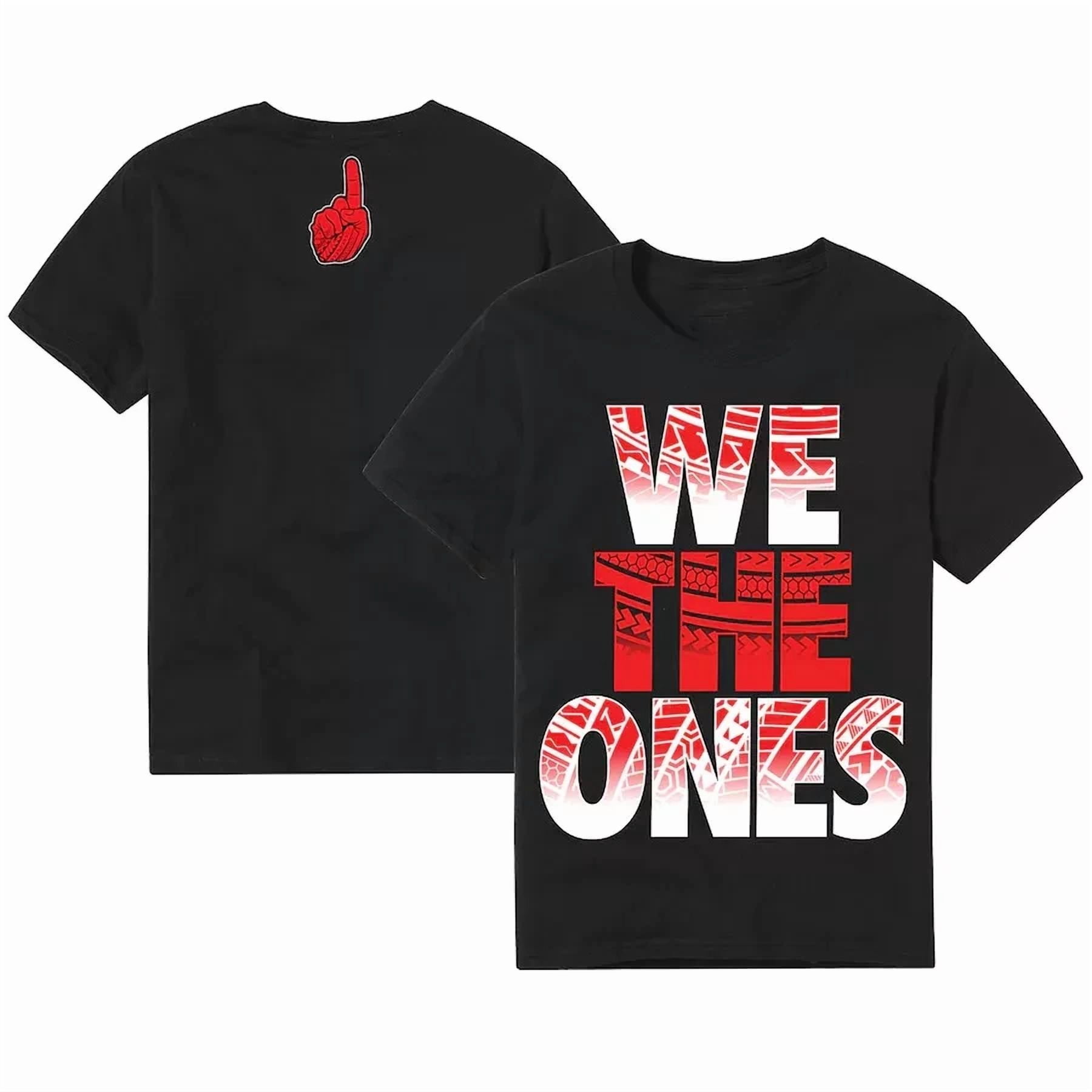 WWE THE BLOODLINE “WE THE ONES” TRIBAL THE USOS BLACK TEE, WWE THE ...
