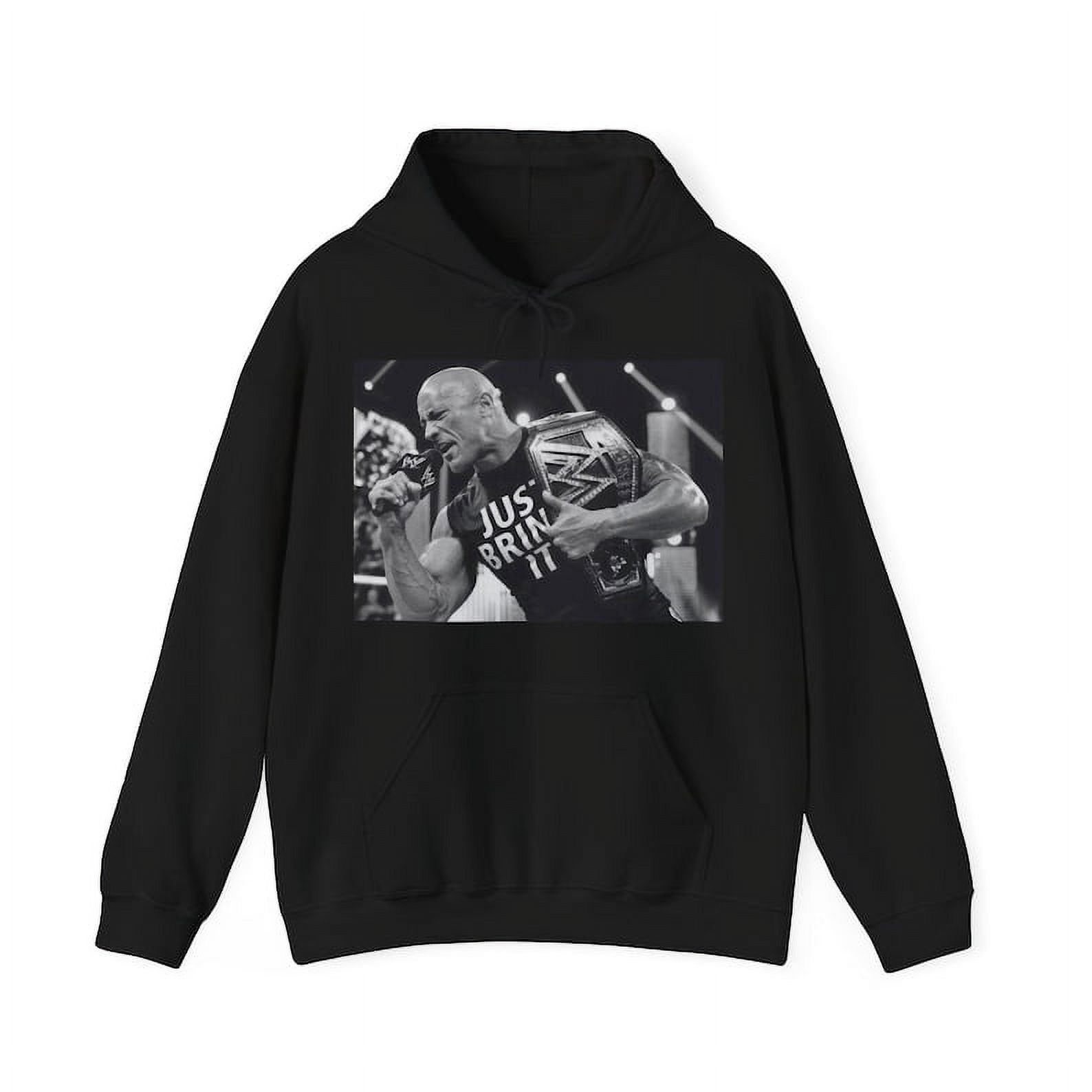 WWE The Rock Hoodie, Just Bring It, Legend Match Day Hoodie, Dwayne Johnson, WWE Fan Merchandise ...