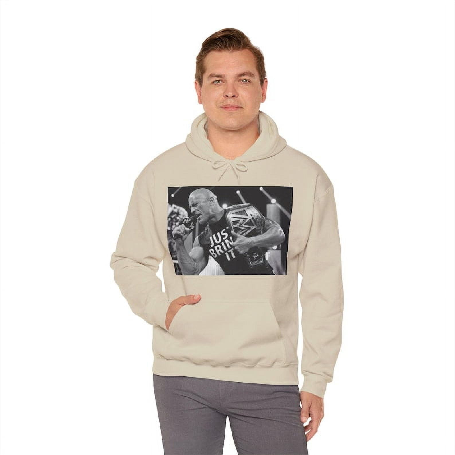 WWE The Rock Hoodie, Just Bring It, Legend Match Day Hoodie, Dwayne ...