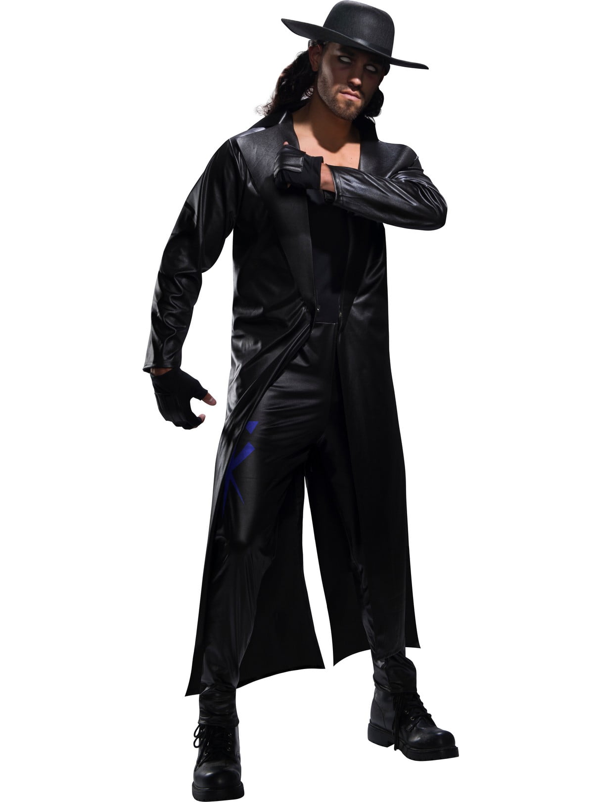 WWE The Undertaker Deluxe Adult Halloween Costume with Robe, Gloves ...