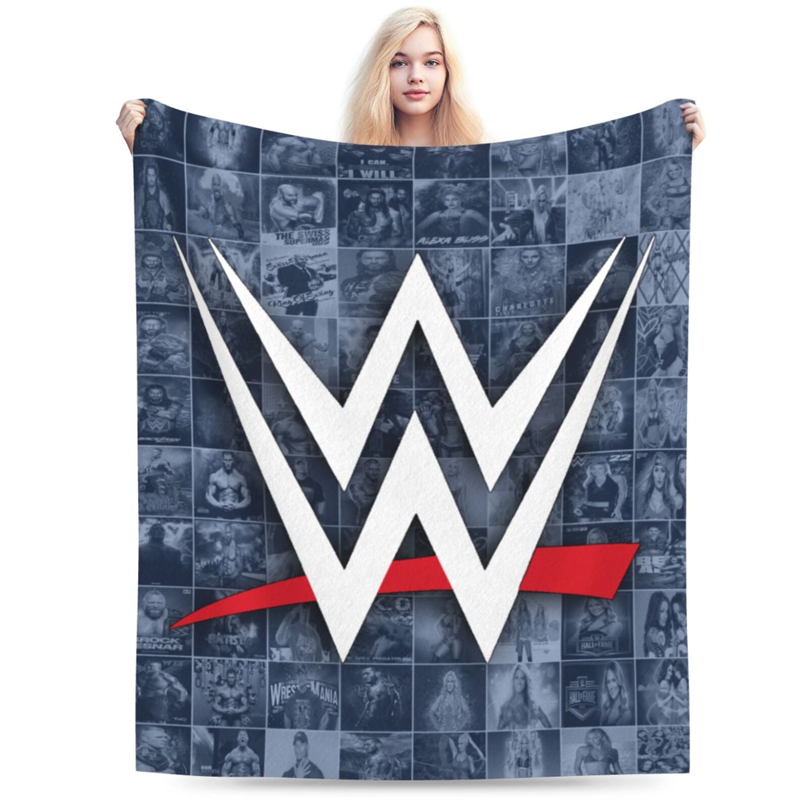 WWE Throw Blanket, Cozy Flannel Blankets For Boys Girls, Super Soft ...