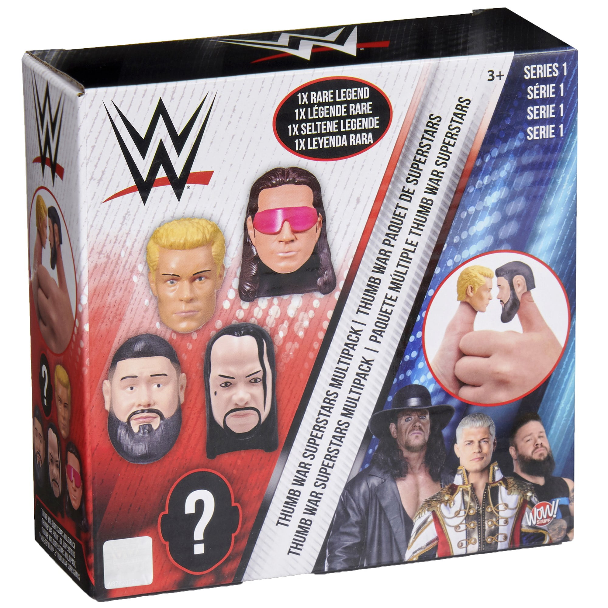 WWE: Thumb Wars: Superstars Multipack - 5 Characters, 1.5" Finger ...