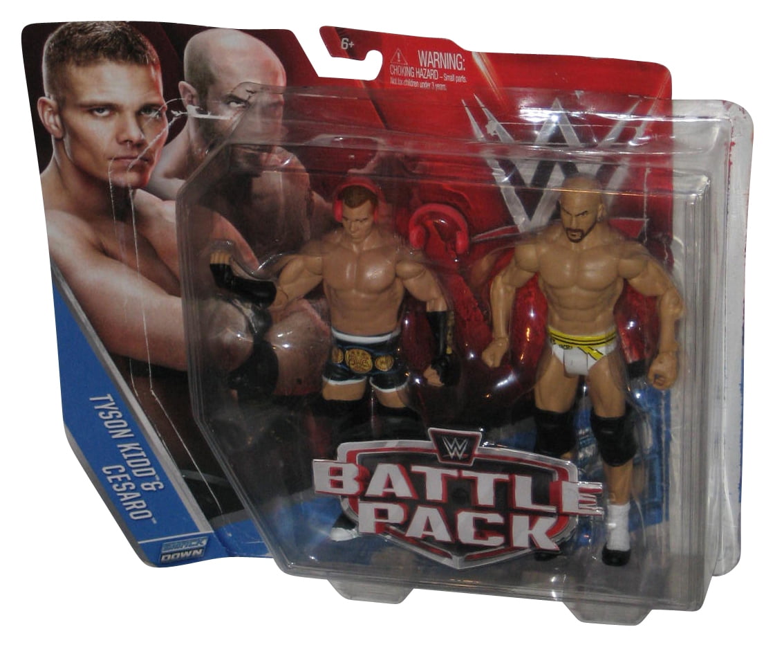 WWE Tyson Kidd vs Cesaro (2015) Mattel Battle Pack Figure 2-Pack ...