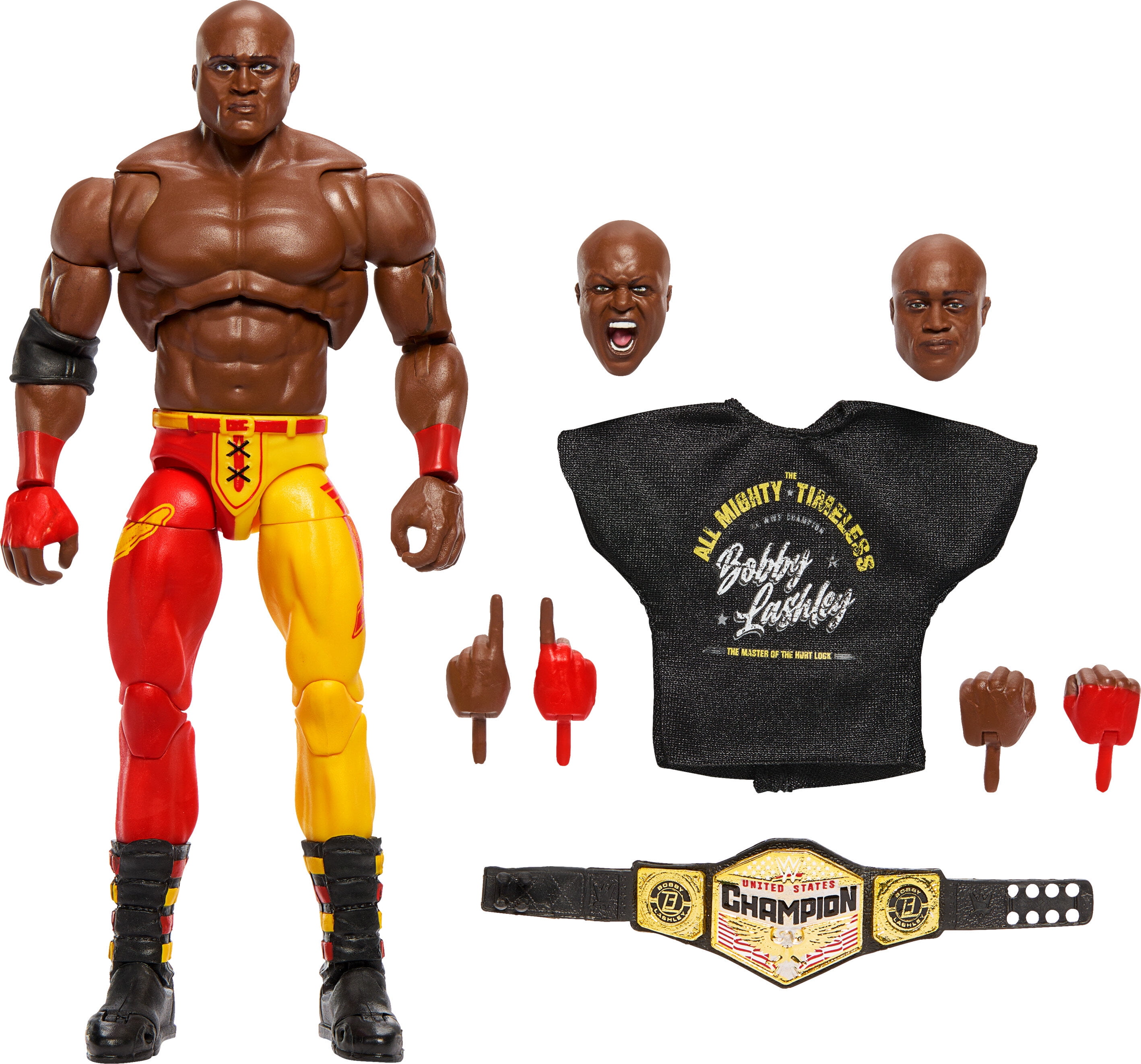 WWE Ultimate Edition Bobby Lashley Action Figure & Accessories Set, 6 ...