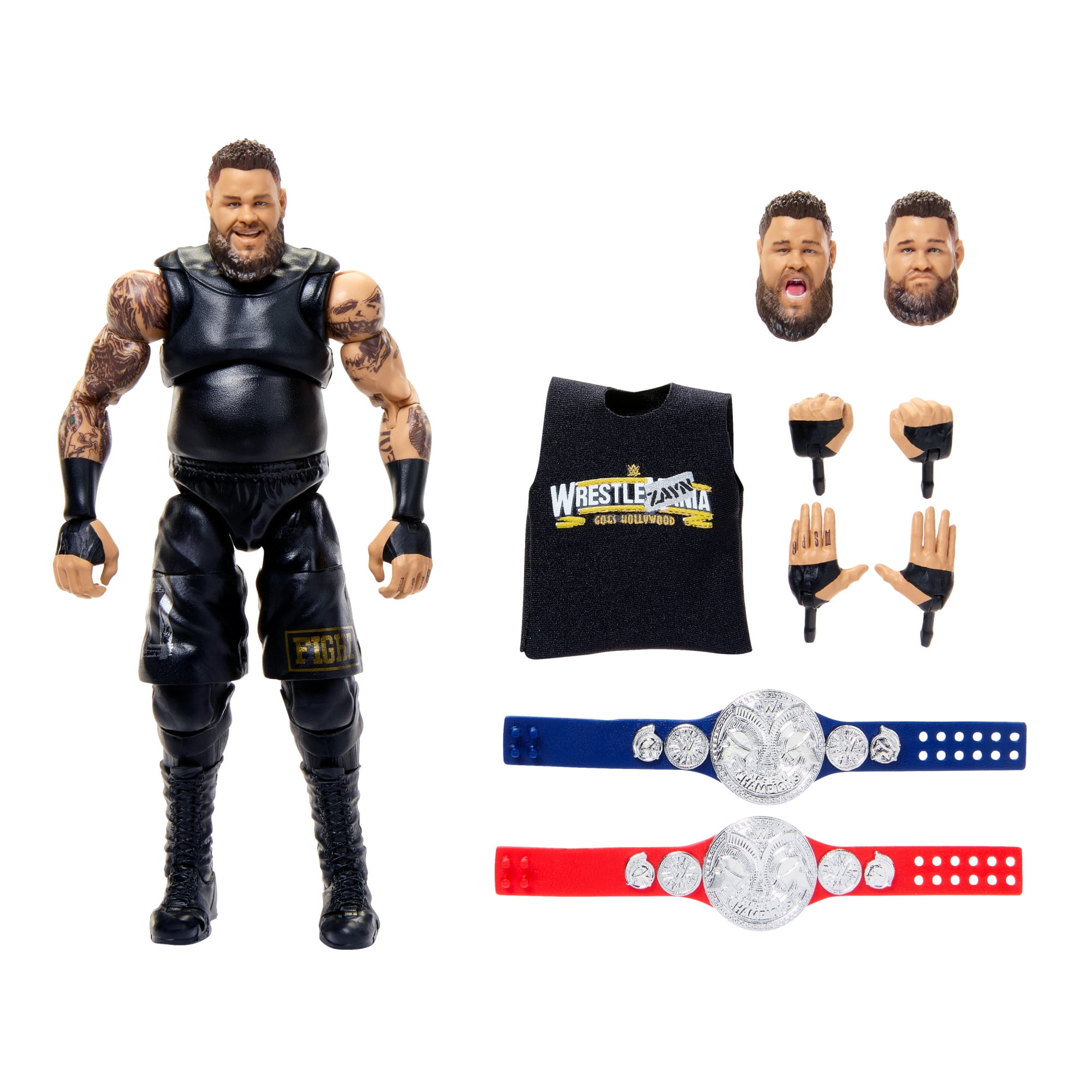 WWE Ultimate Edition Kevin Owens Action Figure & Accessories Set, 6 ...