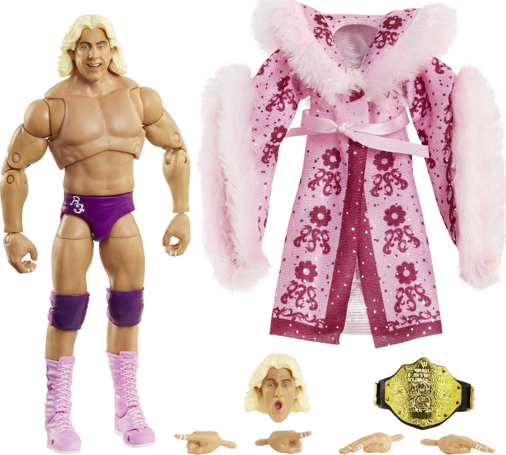 WWE Ultimate Elite Superstar Edition: Ric Flair Action Figure with Authentic Entrance Robe ...