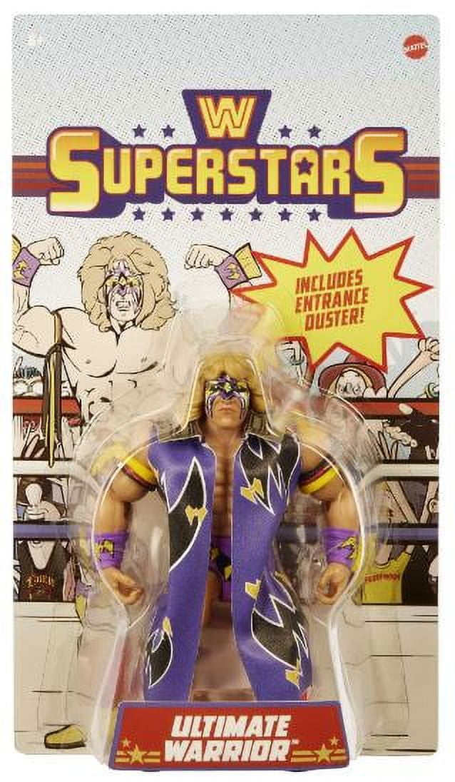 WWE Ultimate Warrior Super Stars Action Figure 1980's Retro Series 2 ...