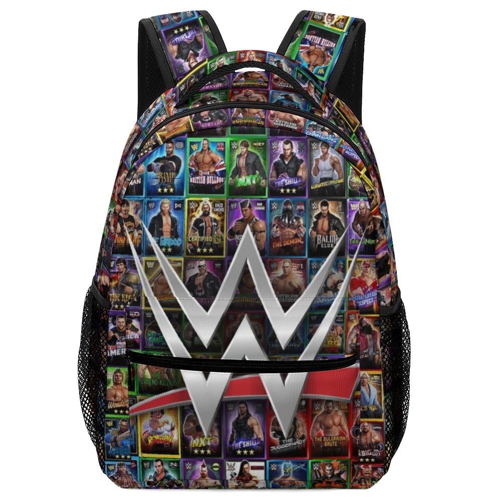 WWE WWE Backpack Bookbag Casual Daypack Travel Backpacks for Work ...