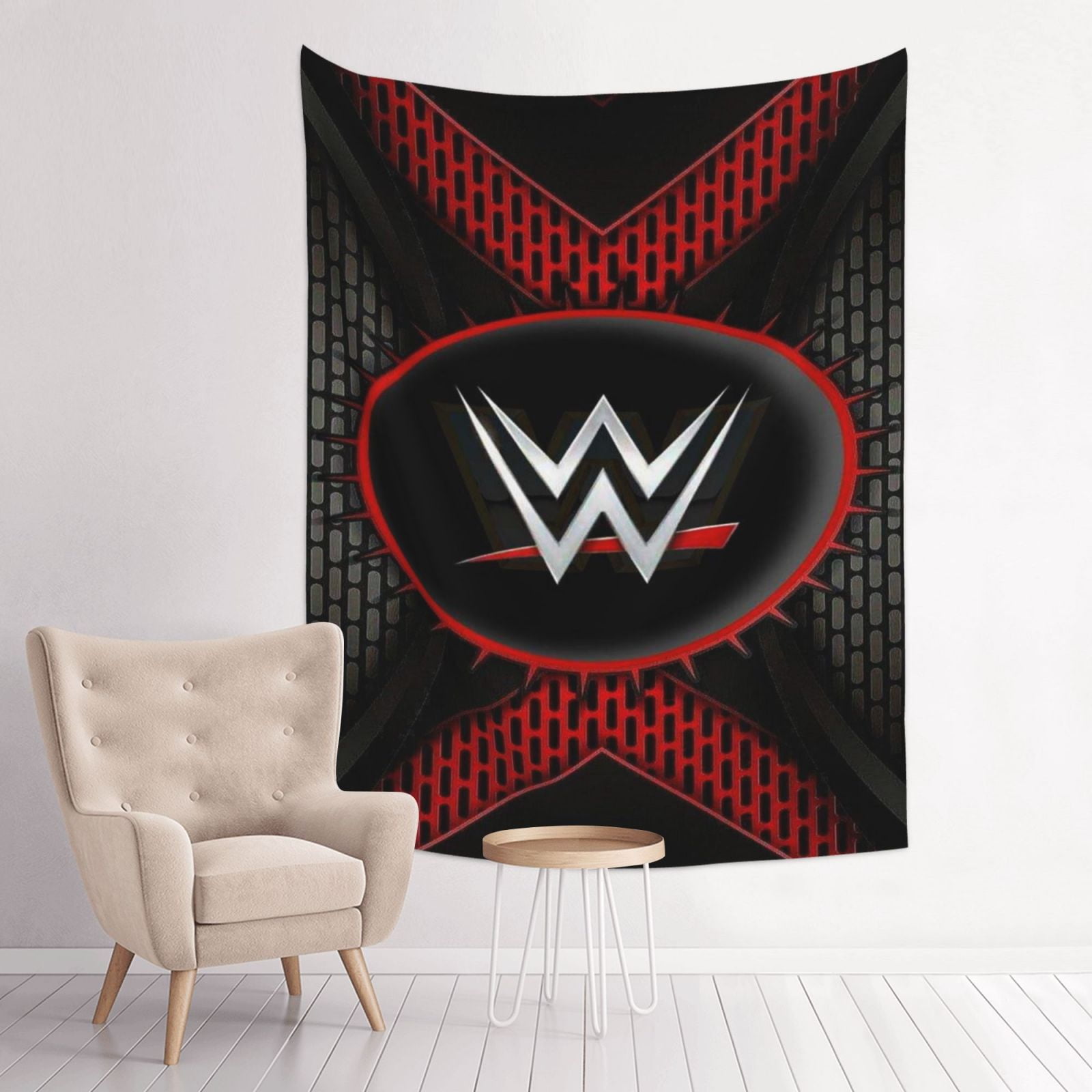 WWE Wall Tapestry Cartoon Poster for Bedroom Aesthetics Funny Decor ...