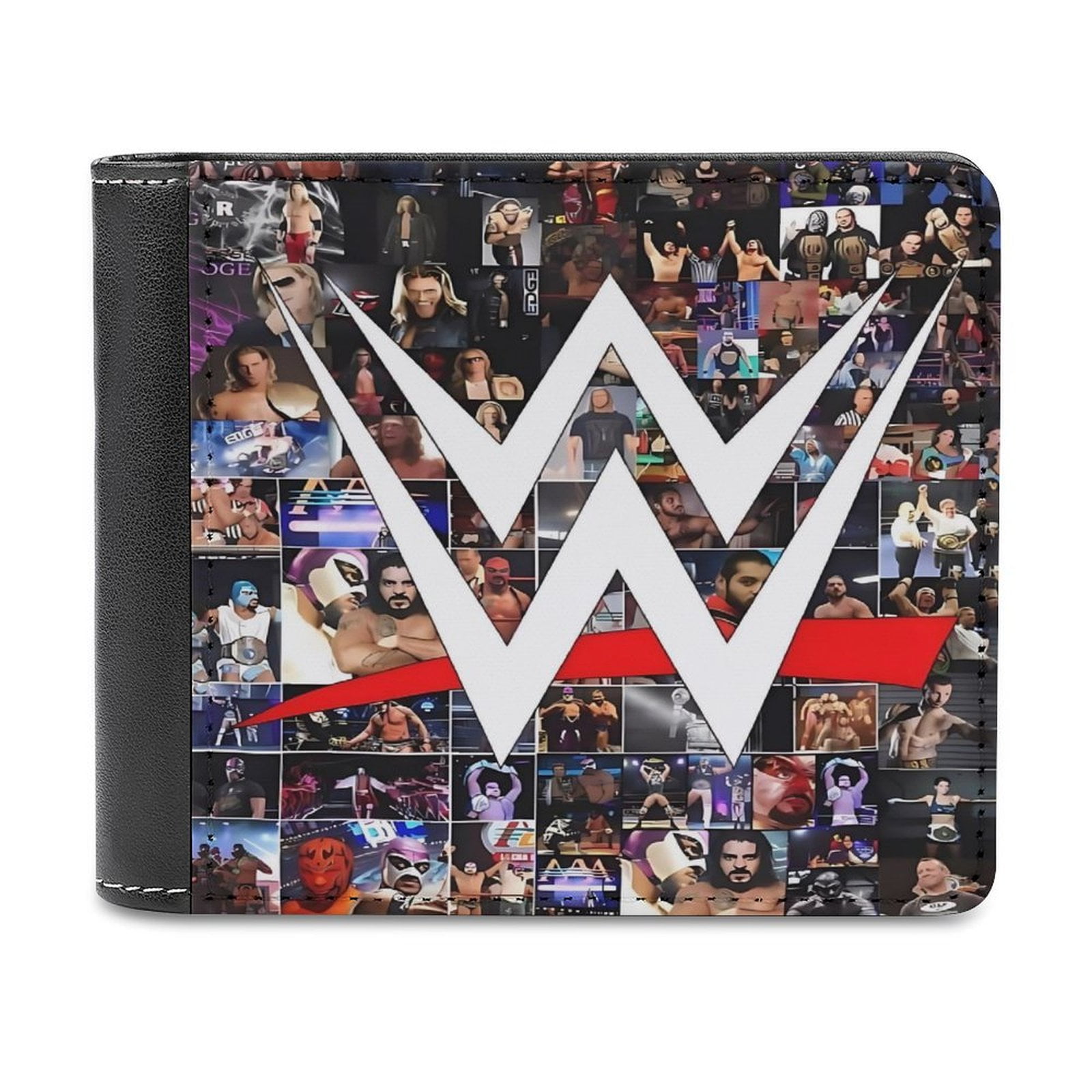 WWE Wallet for Men Bifold Wallets Leather Purse Clutch Card Holders ...