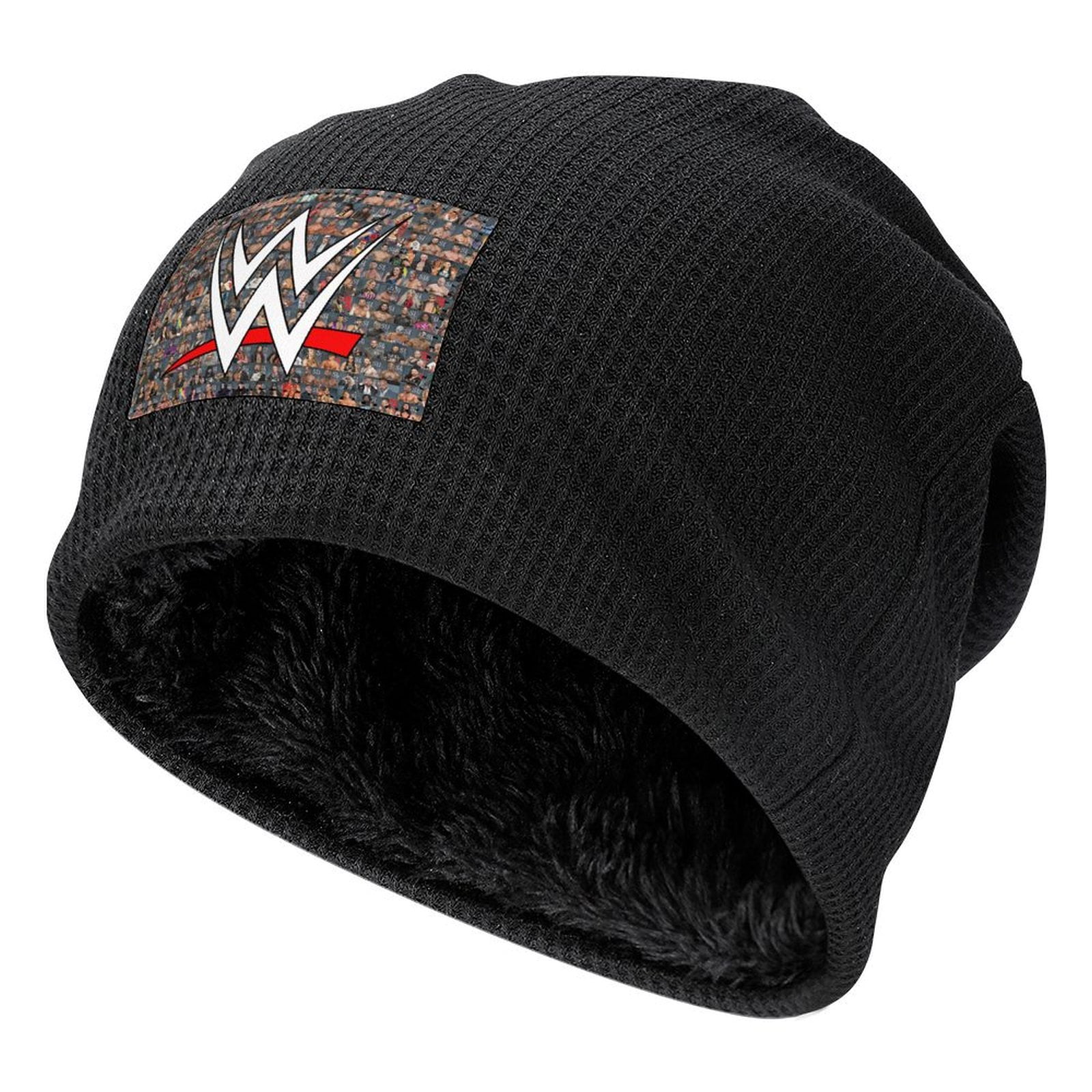 WWE Winter Beanie Hats for Men Women, Warm Cozy Knitted Cuffed Skull ...