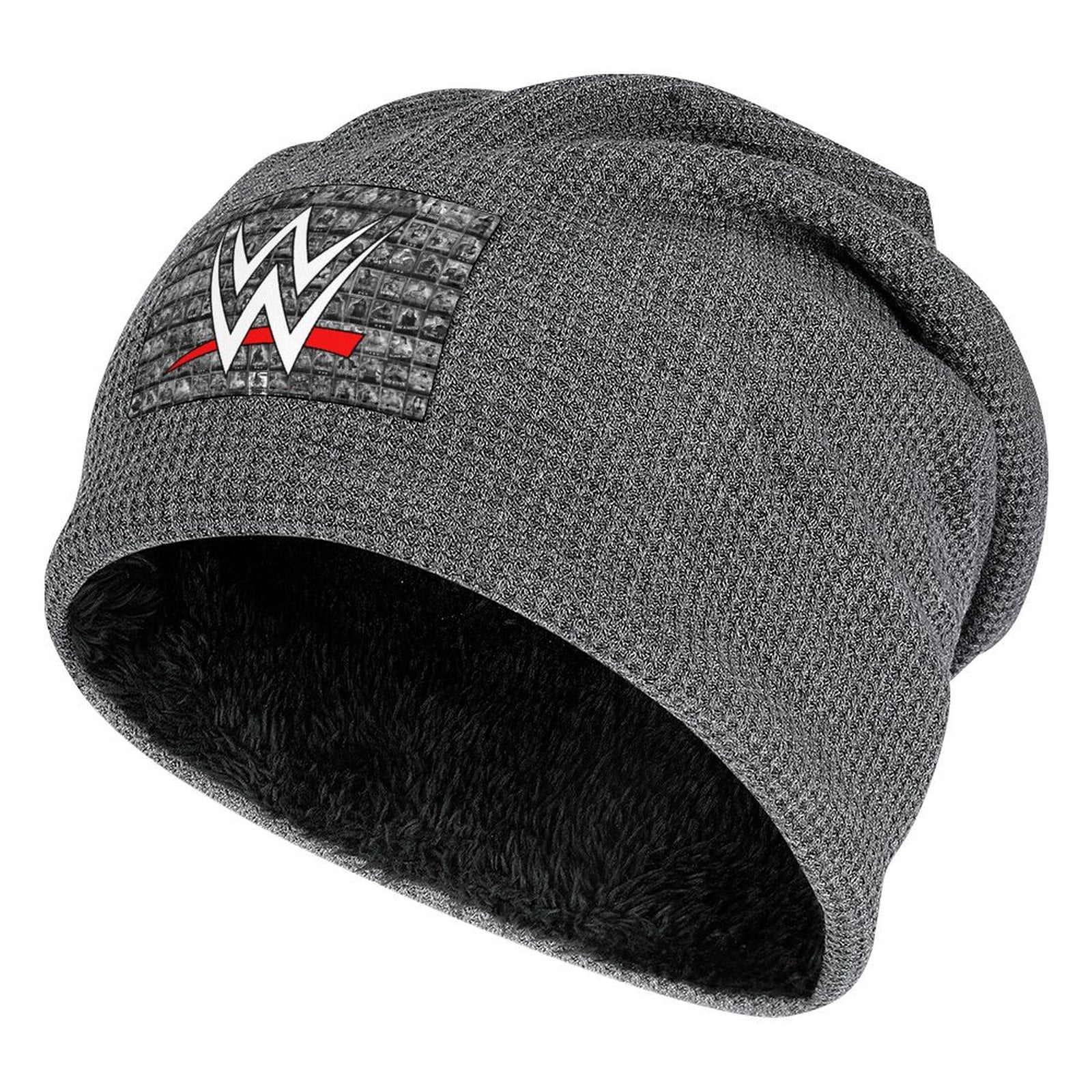 WWE Winter Beanie Hats for Men Women, Warm Cozy Knitted Cuffed Skull ...