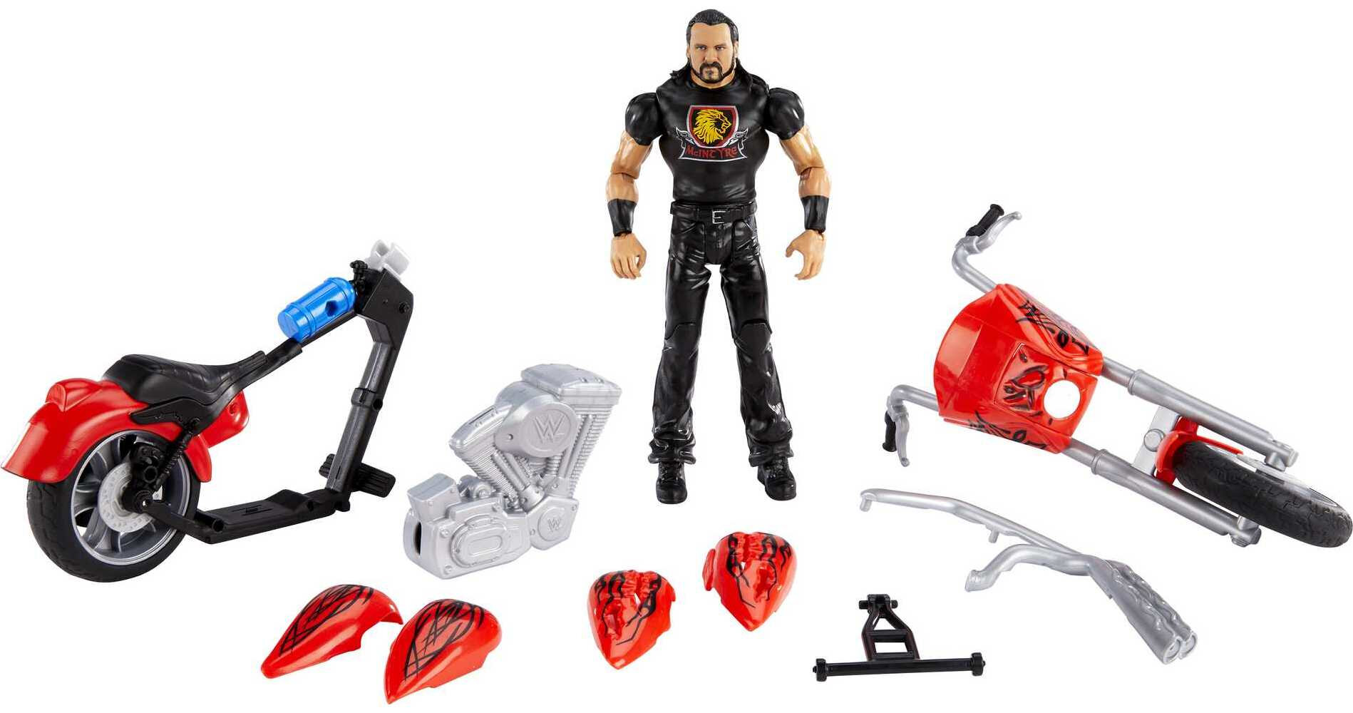 WWE Wrekkin Slam Cycle Vehicle with Drew McIntyre Basic Action Figure ...