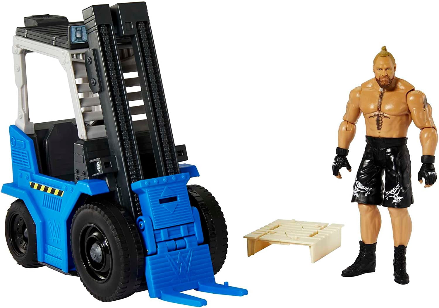 WWE Wrekkin' Slam 'n Stack Forklift Breakaway Vehicle with WWE Brock ...