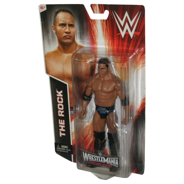 WWE WrestleMania Heritage Series (2014) Mattel The Rock Action Figure - Walmart.com