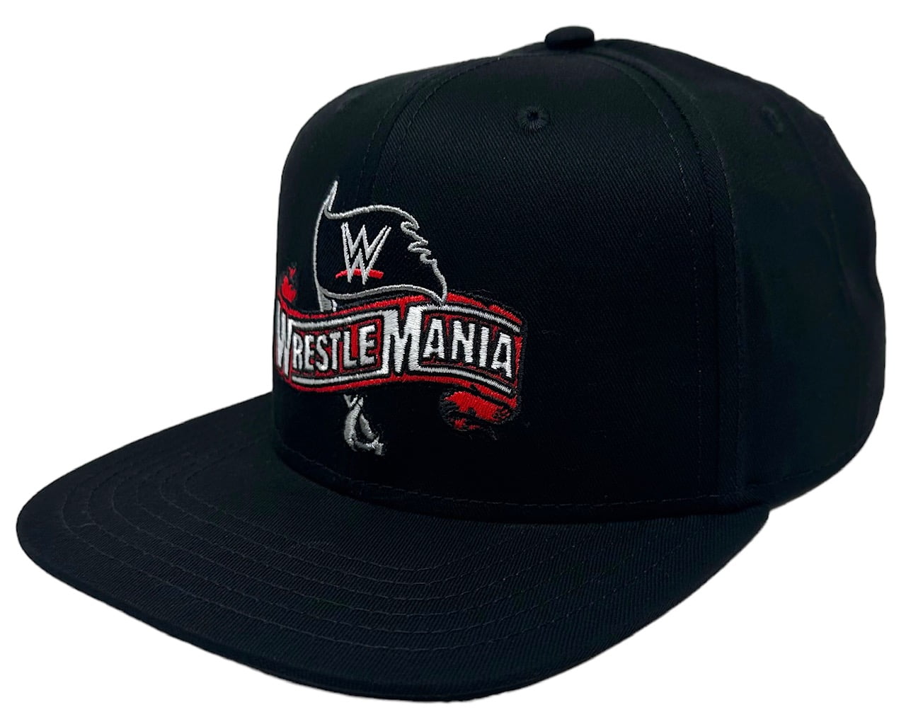 WWE WrestleMania Men's Hat Embroidered Tampa Bay Flag Snapback Cap in ...