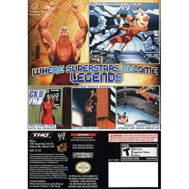 Pre-Owned WWE WrestleMania XIX - GAMECUBE - Walmart.com